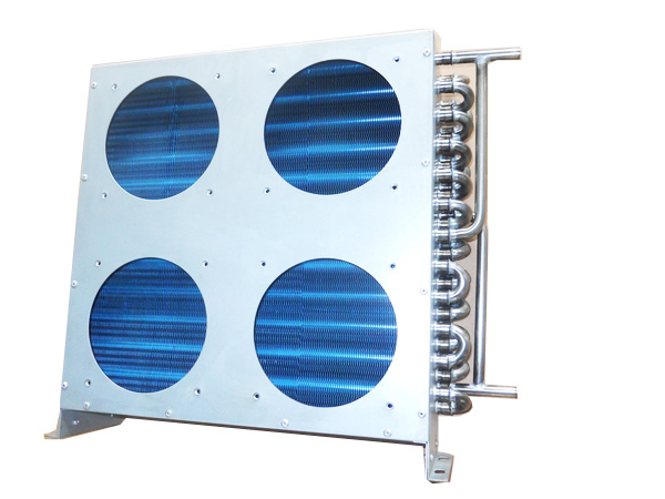 China Blue Fin Air Cooled Condenser/AC Condenser Coil Manufacturer-SHENGLIN